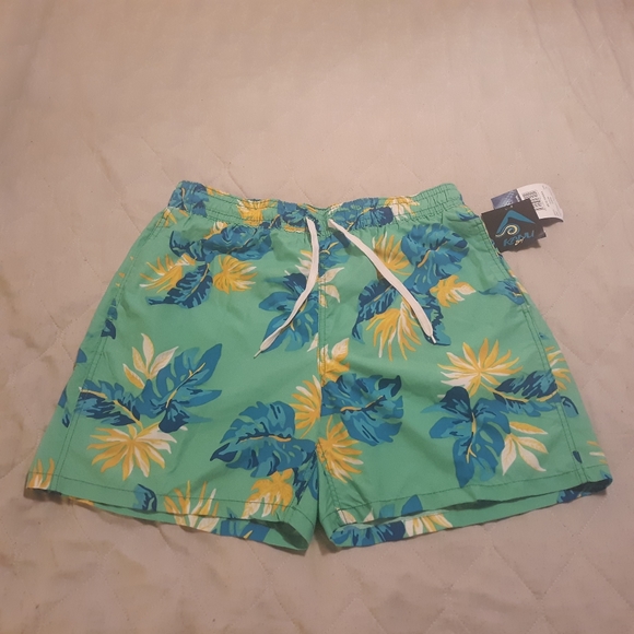 Kanu Surf | Swim | Kanu Surf Riviera Green Floral Swim Trunks Size Xl ...